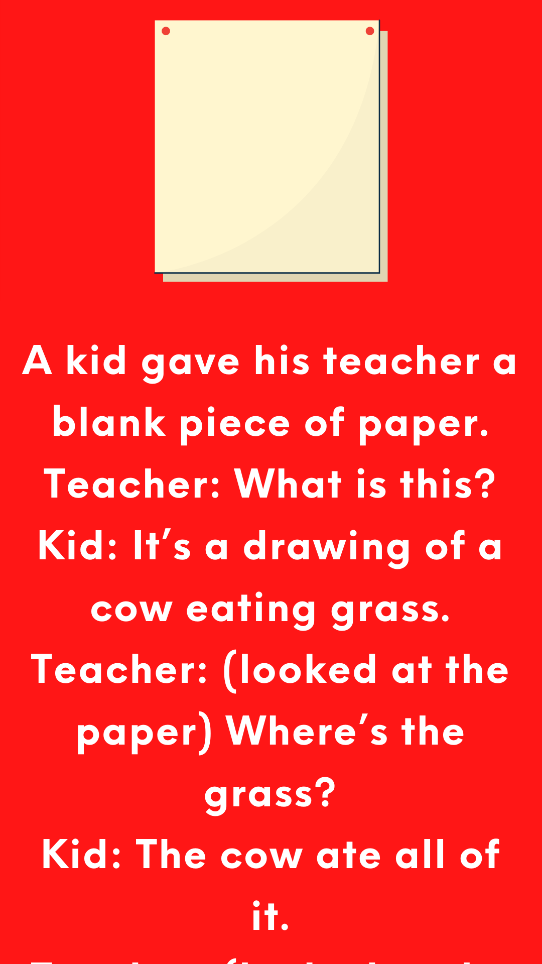 The Blank Paper Joke Book The Blank Paper Joke Book