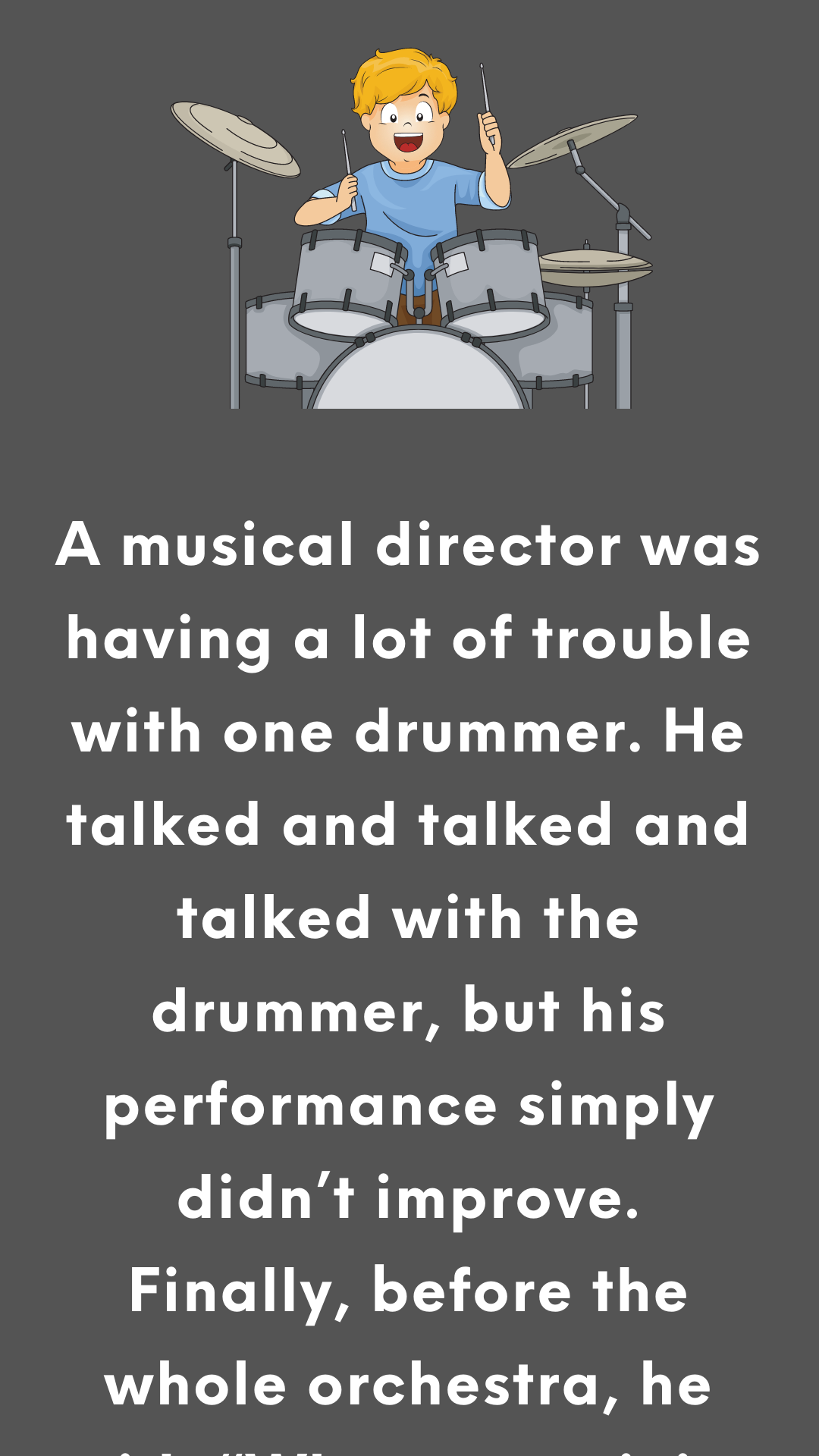 A Drummer With Two Sticks - Joke Book