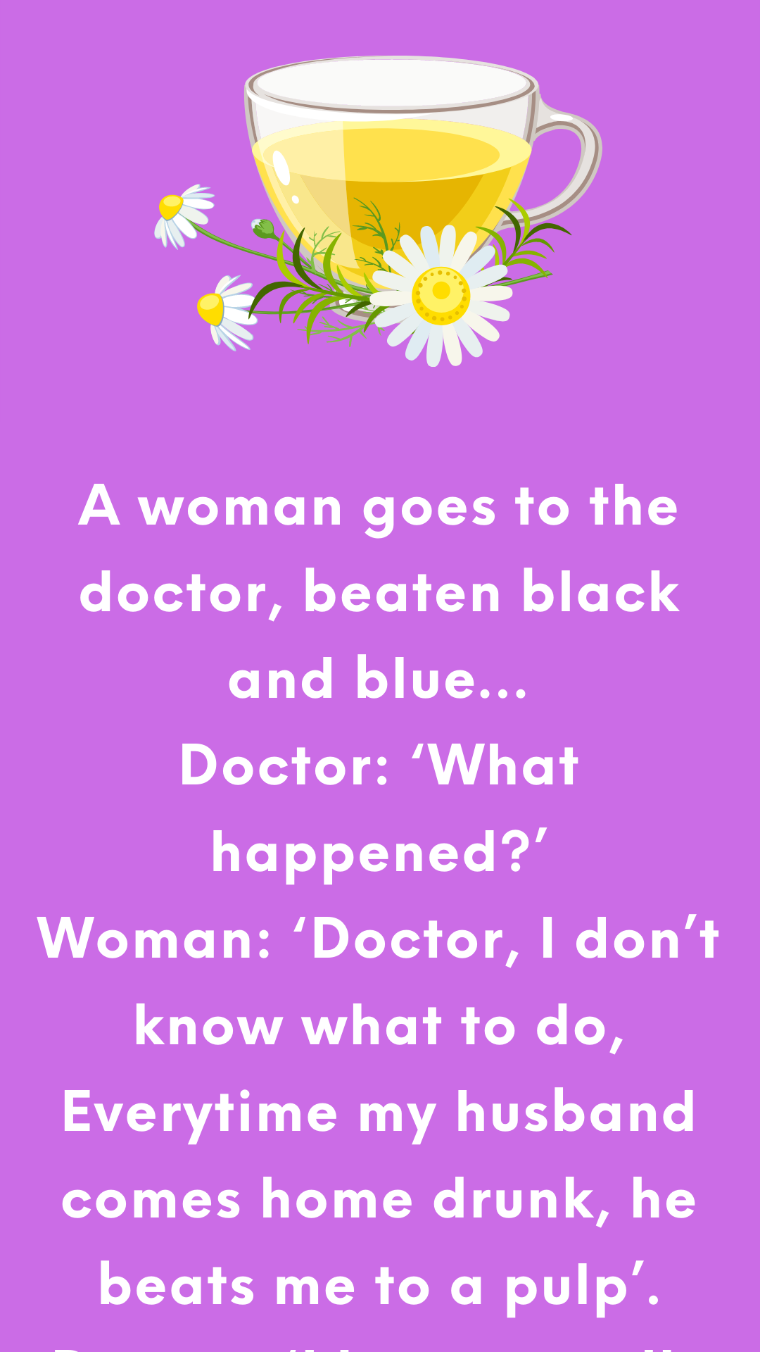 Chamomile Tea Helps - Joke Book