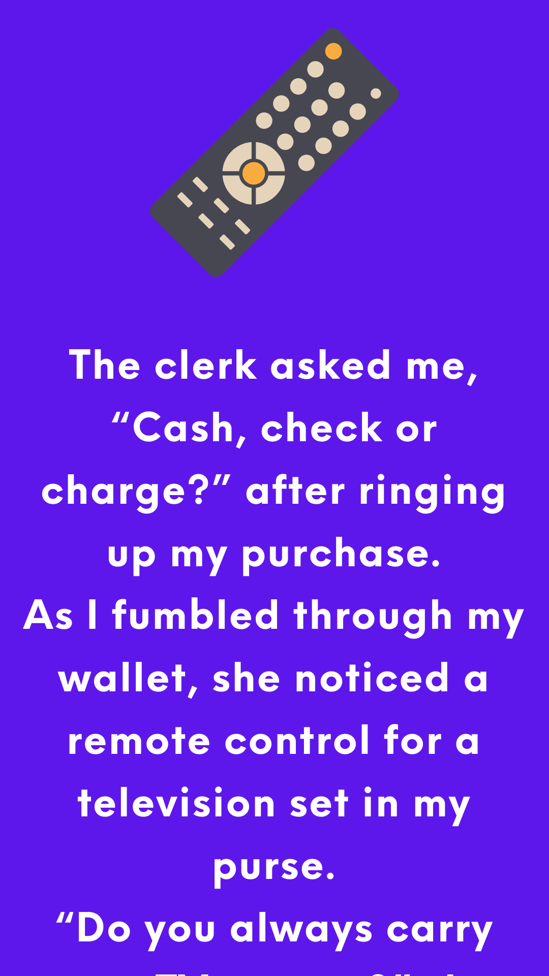 Remote Control - Joke Book