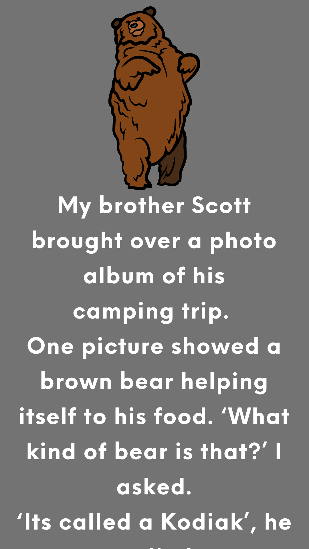 The Kodiak Bear - Joke Book