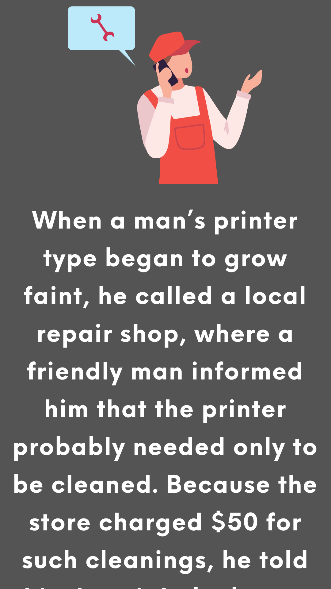 A Friendly Repair Guy - Joke Book