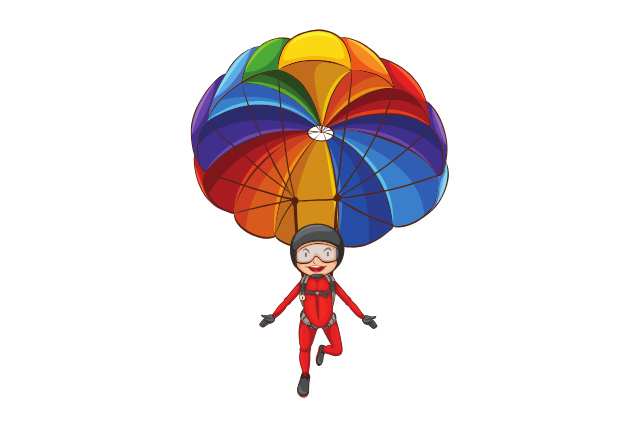 5 People & 4 Parachute - Joke Book