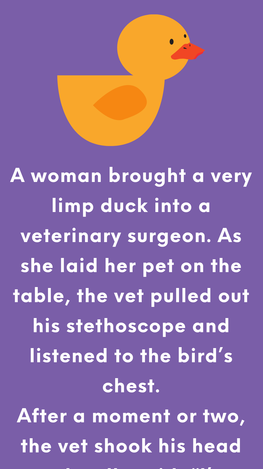 Sorry, Your Duck Is... - Joke Book