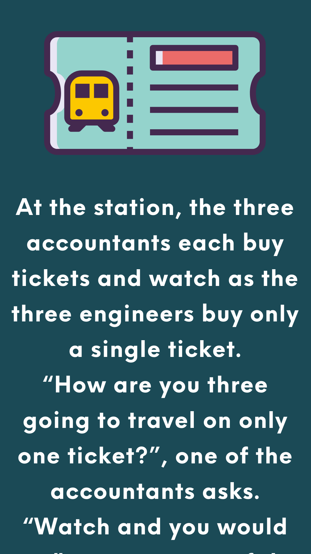 Ticket Please - Joke Book