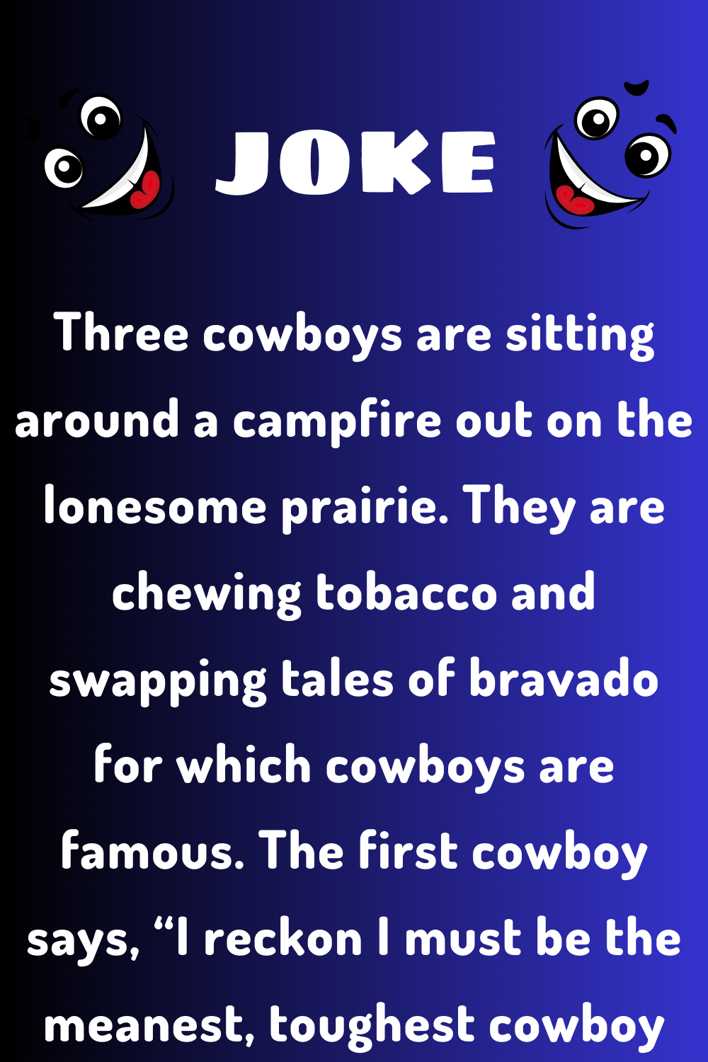 3 Brave Cowboys - Joke Book